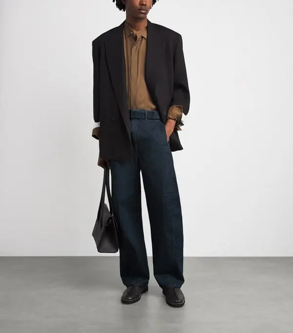 SYSTEM Hidden Button Shirt
