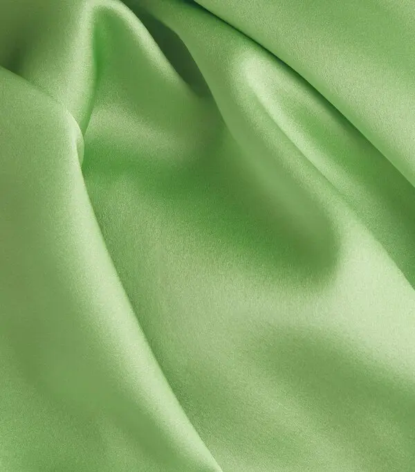 Staud Silk Asymmetric Phare Midi Dress