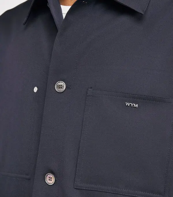 WOOYOUNGMI Wool Patch Pocket Shirt