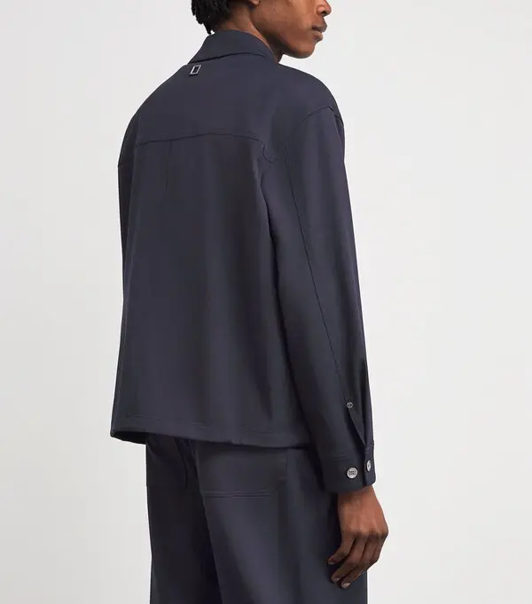 WOOYOUNGMI Wool Patch Pocket Shirt