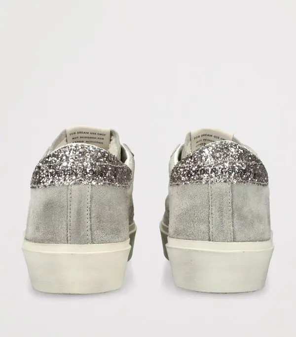 GOLDEN GOOSE Hi Star Suede Sneakers With Glitter Detail