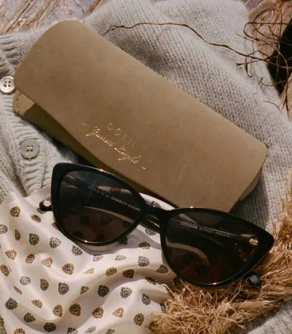 DÔEN Garrett Leight Doyenne Sunglasses - Black