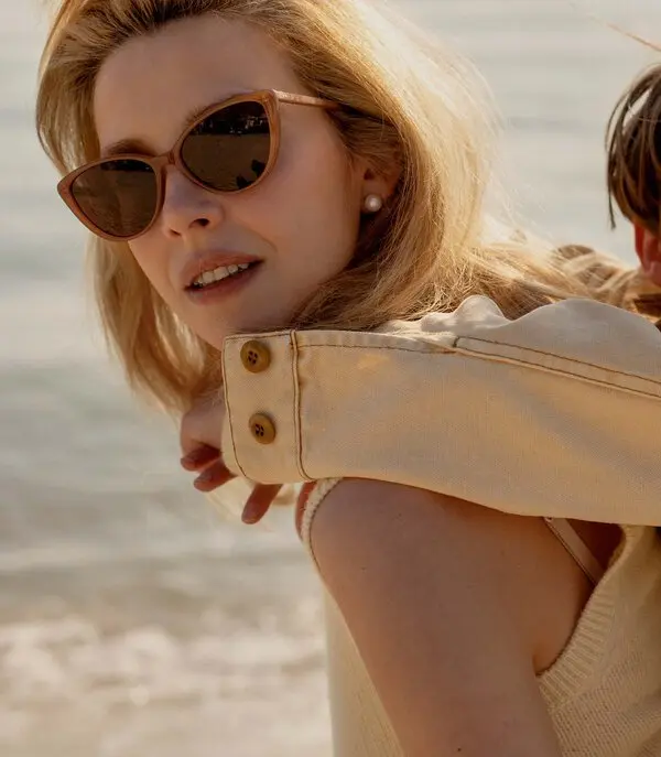 DÔEN Garrett Leight Doyenne Sunglasses - Mink