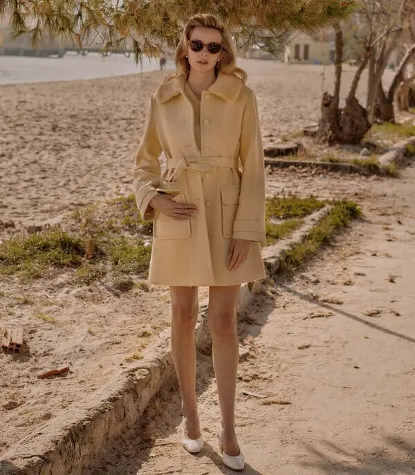 DÔEN Garrett Leight Doyenne Sunglasses - Mink