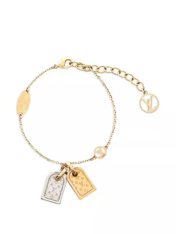 LOUIS VUITTON 2018 Nanogram Charm Bracelet - Gold