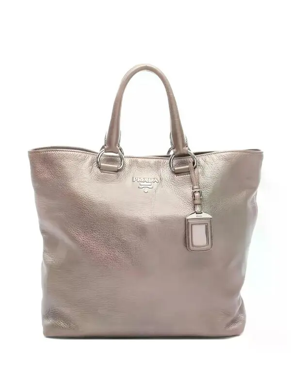 Prada 2000s Leather Tote Bag
