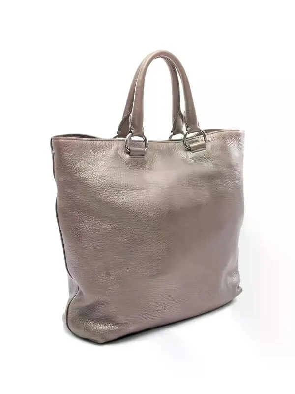 Prada 2000s Leather Tote Bag