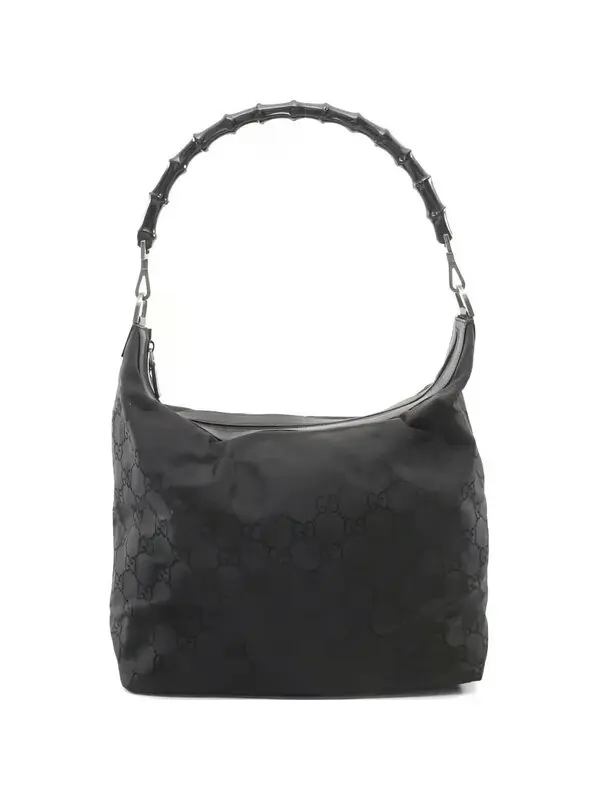 Gucci 2000s Bamboo-handle Tote Bag