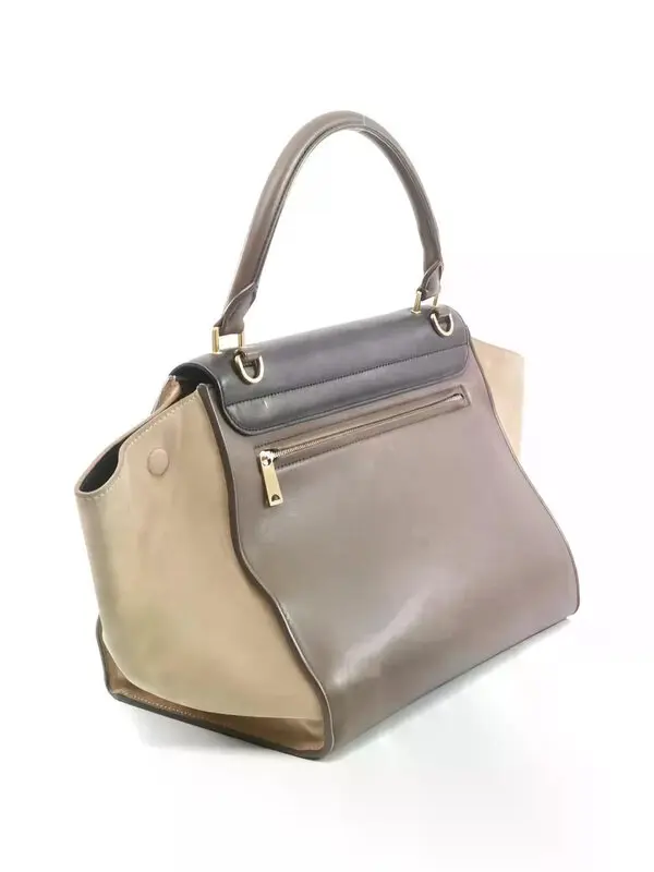 Celine 2000s Medium Trapeze Handbag - Brown