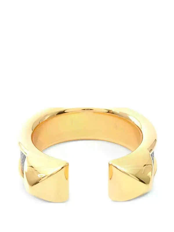 Hermès 2010s Athena Double-crew Ring - Gold
