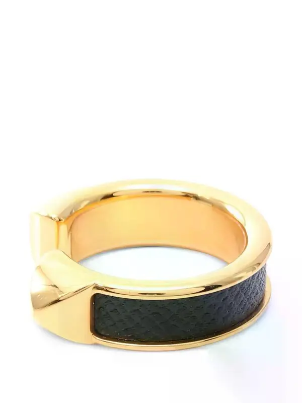 Hermès 2010s Athena Double-crew Ring - Gold
