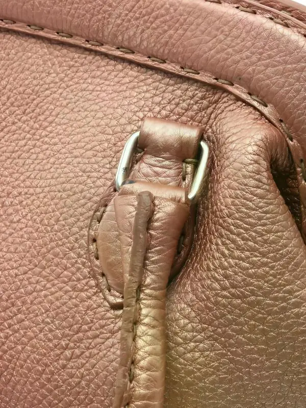 Fendi 2000s Selleria Leather Tote Bag