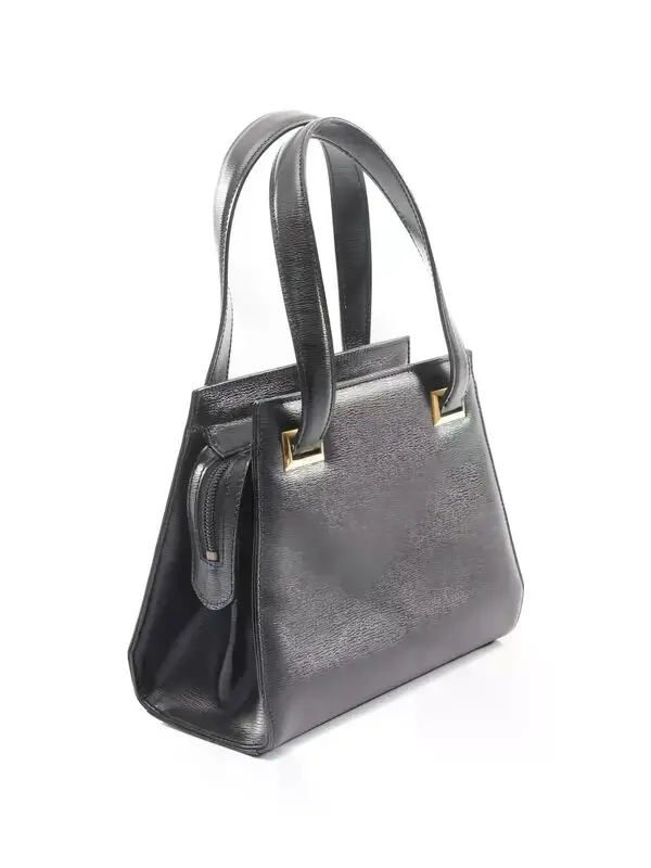 Dior 2000s Cd Logo Leather Tote Bag