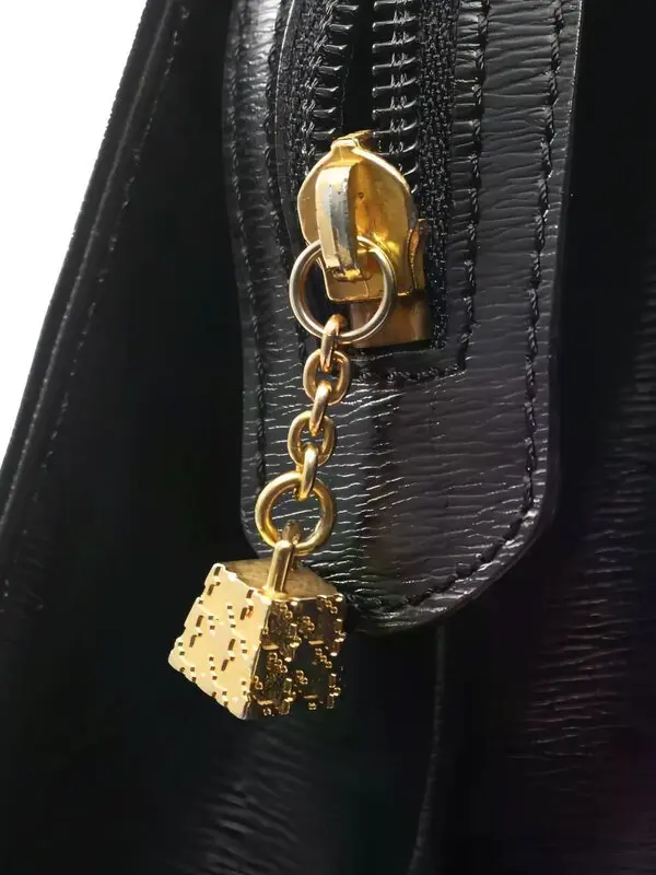 Dior 2000s Cd Logo Leather Tote Bag