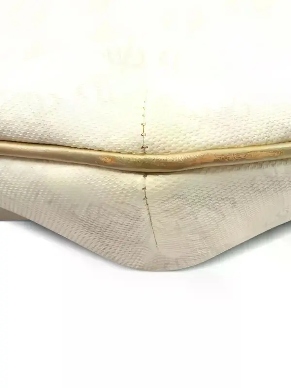 Loewe 2000s Anagram Repeat Bag - White