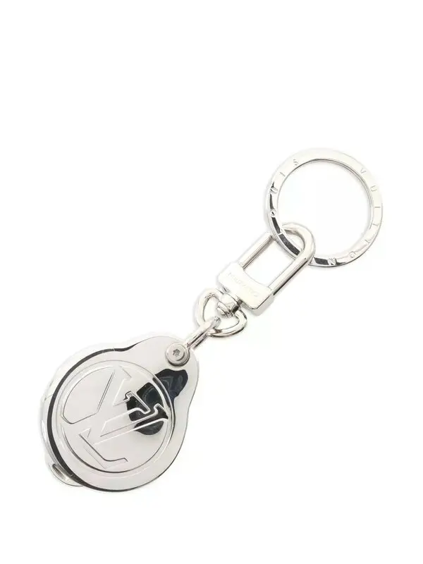 LOUIS VUITTON 2002 Crystal Sack Keyring - Silver