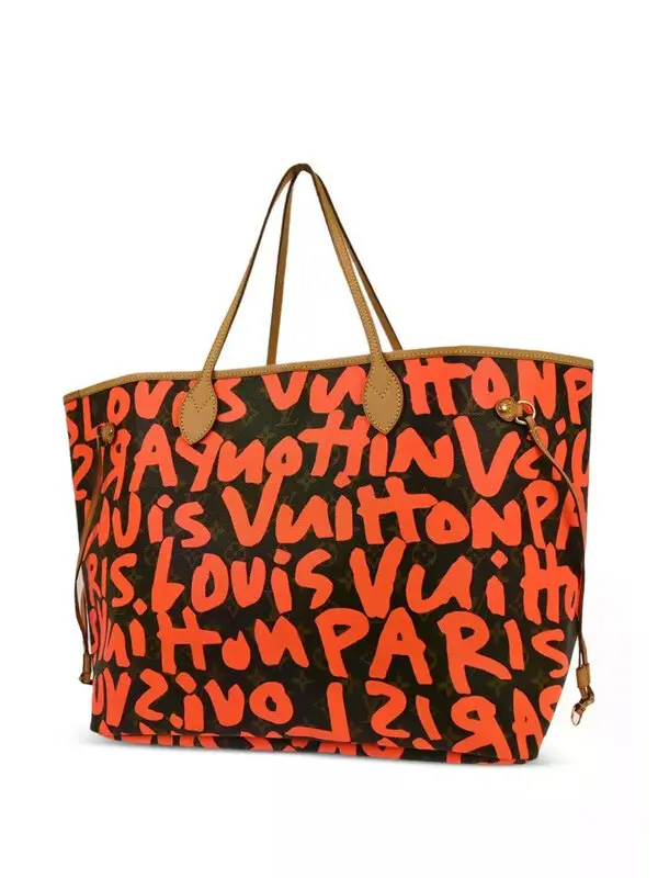 LOUIS VUITTON Monogram Graffiti Neverfull Gm Tote Bag
