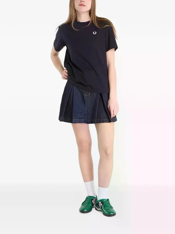 Fred Perry Crew Neck Logo T-shirt - Blue
