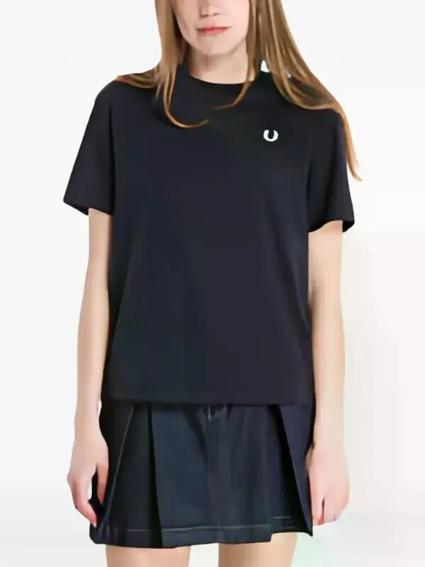 Fred Perry Crew Neck Logo T-shirt - Blue