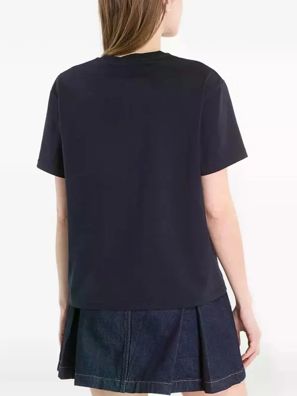 Fred Perry Crew Neck Logo T-shirt - Blue