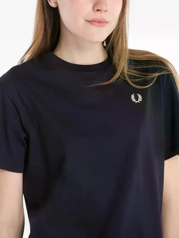 Fred Perry Crew Neck Logo T-shirt - Blue