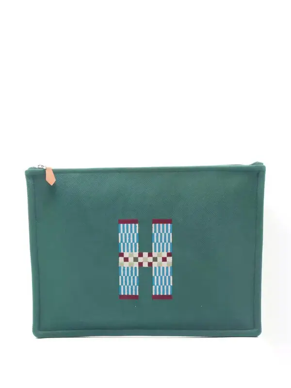 Hermès 2020s Flat H Natte Clutch