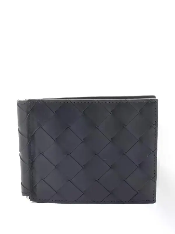 Bottega Veneta 2020s Intrecciato Leather Wallet - Black