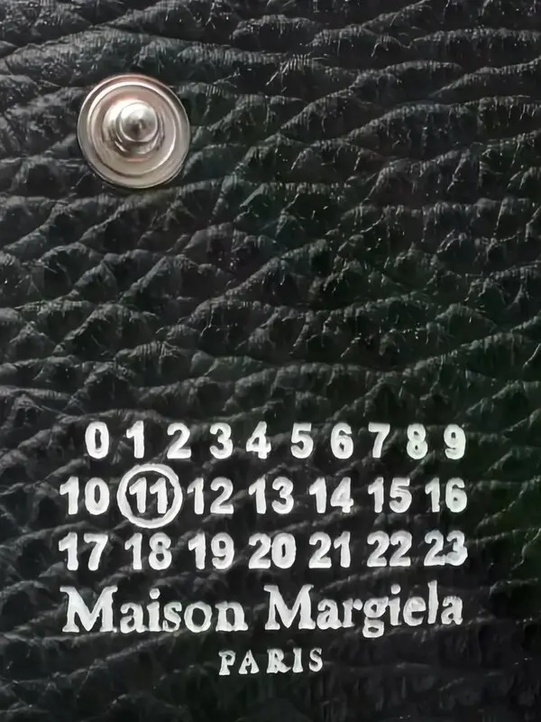 MAISON MARGIELA 2020s Snap-fastening Bi-fold Wallet - Black