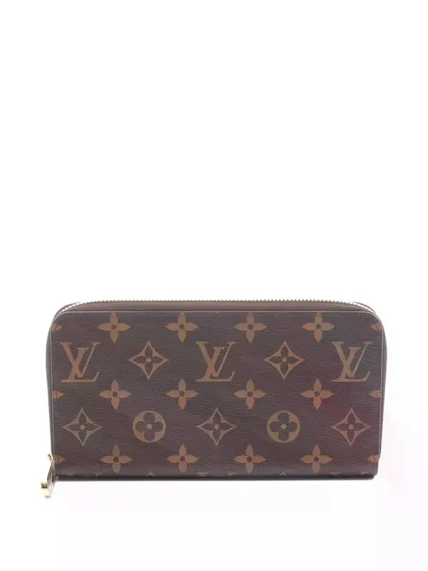 LOUIS VUITTON 2010s Monogram Zip-around Wallet - Brown