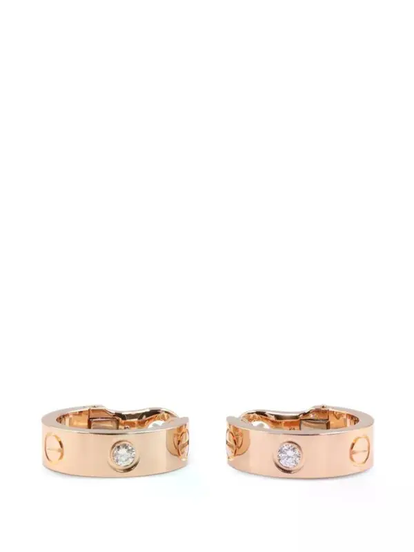 Cartier 2010s Love Hoop Earrings