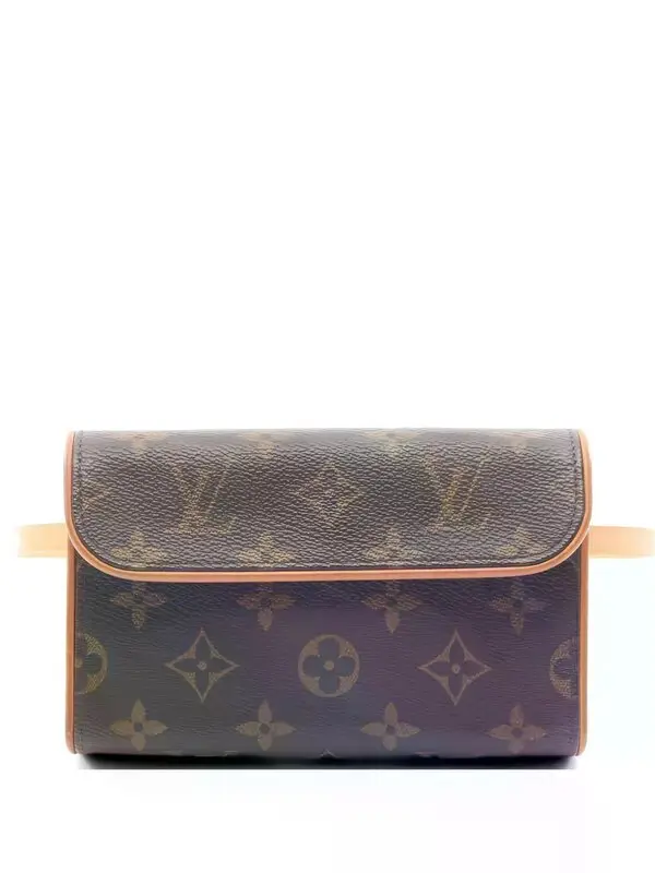 LOUIS VUITTON 2002 Florentine Monogram Belt Bag - Brown