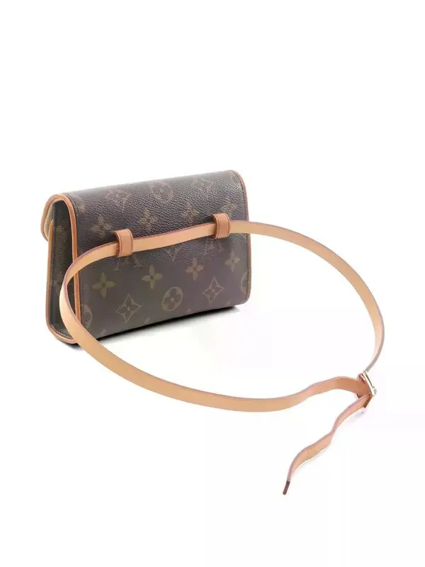 LOUIS VUITTON 2002 Florentine Monogram Belt Bag - Brown