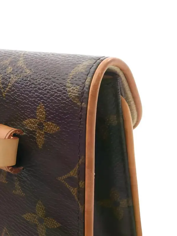 LOUIS VUITTON 2002 Florentine Monogram Belt Bag - Brown