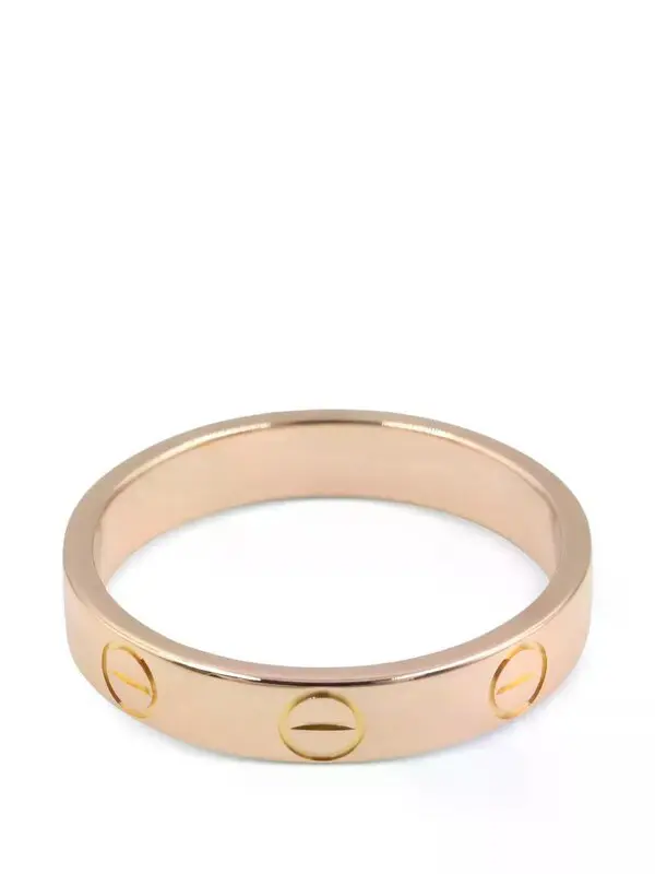 CARTIER 2010s Love Motif Ring - Pink
