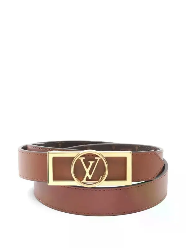 LOUIS VUITTON 2021 Dauphine Reversible Belt - Neutrals