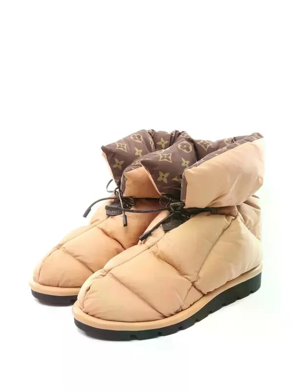 LOUIS VUITTON Pillow Comfort Monogram Ankle Boots