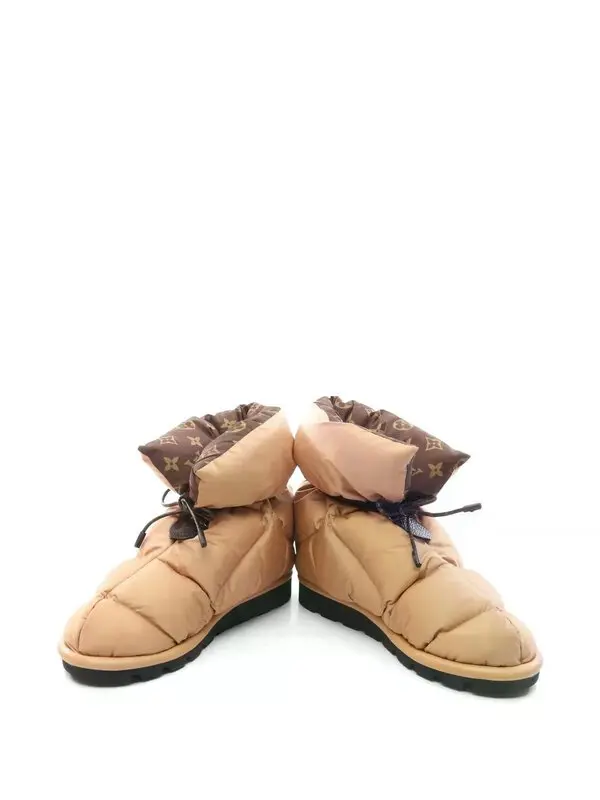 LOUIS VUITTON Pillow Comfort Monogram Ankle Boots