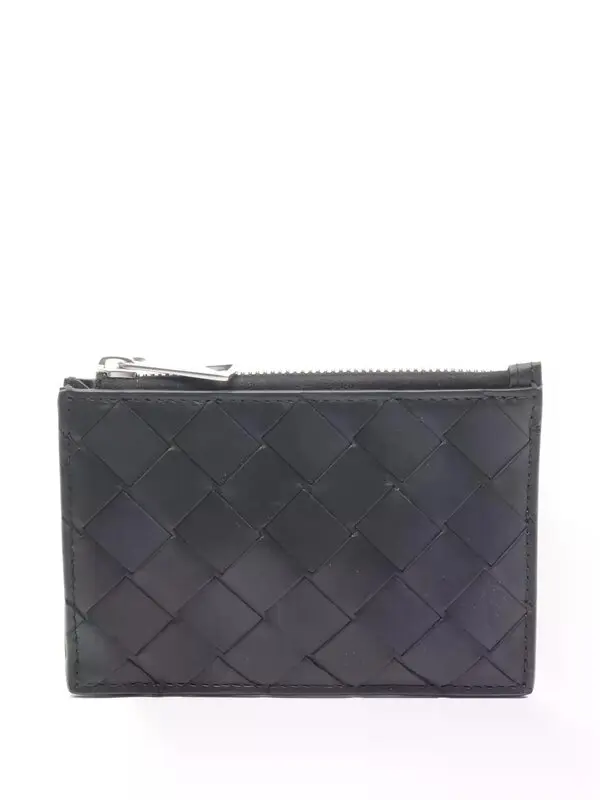 Bottega Veneta 2020s Intrecciato Pouch - Black
