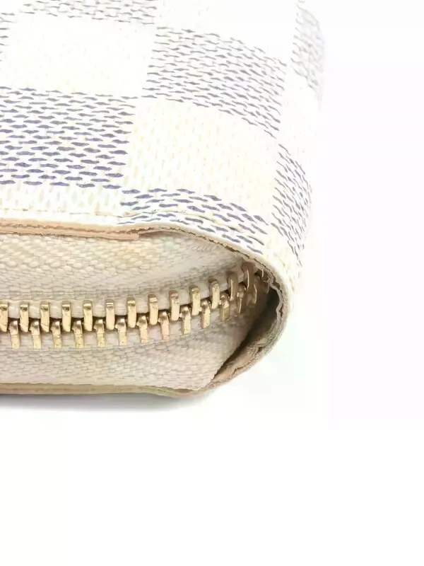 LOUIS VUITTON 2008 Damier Azur Zip-fastening Wallet - Neutrals