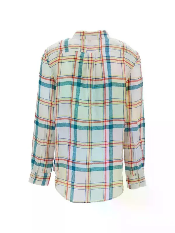 Polo Ralph Lauren Check Pattern Linen Shirt