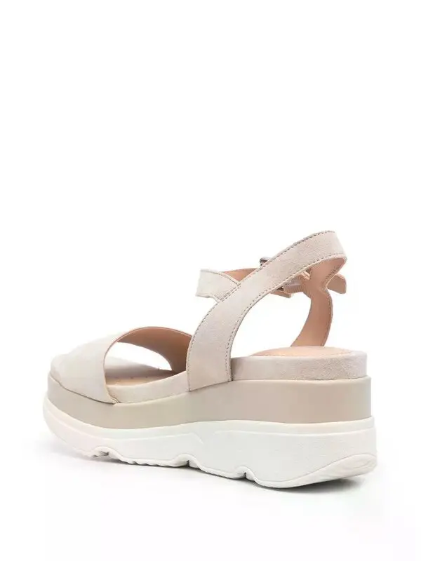 Geox Open Toe Wedge Sandals