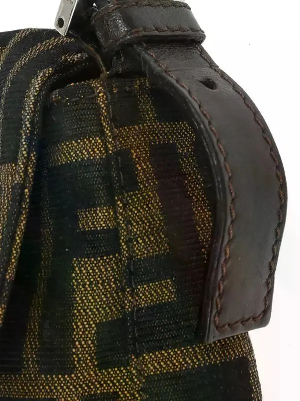 Fendi 2000 Zucca Mamma Baguette - Black
