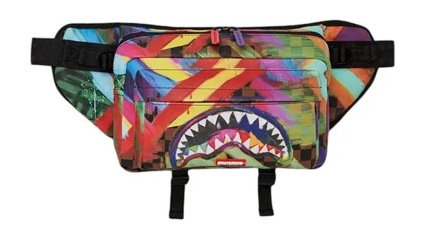 SPRAYGROUND Sharks In Paris City Streaks Cargo Pant Crossbody - Multicolor