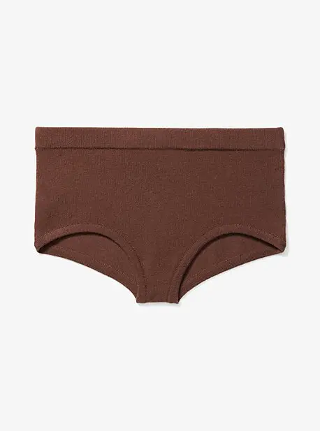 Michael Kors Stretch Cashmere Blend Briefs - Brown