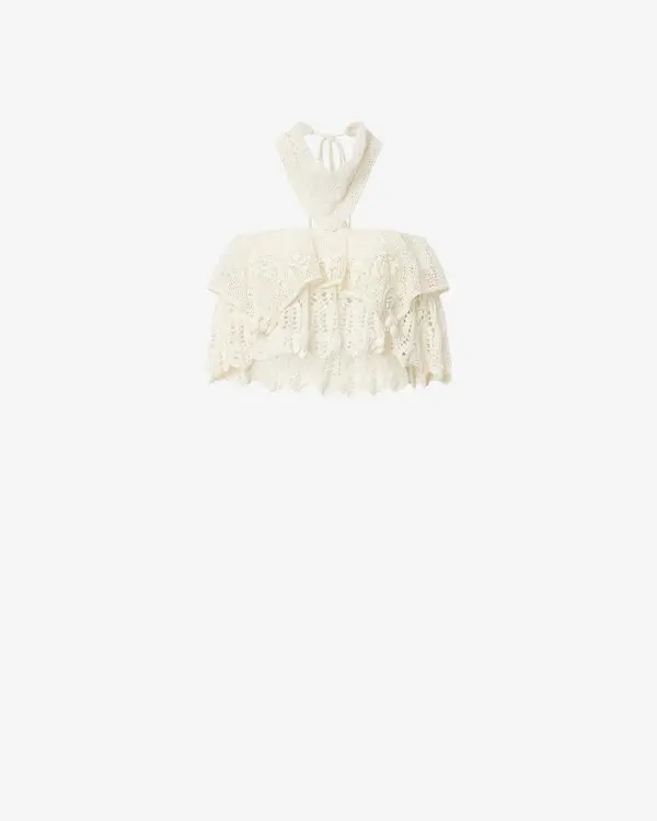 Isabel Marant Étoile Dunvel Crochet Top - Ecru