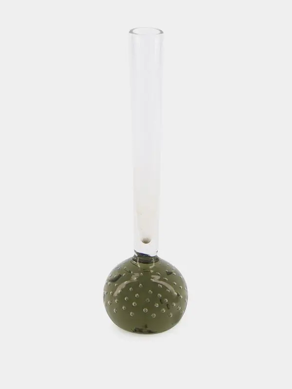 All Origine Bamboo Glass Decorative Vase - Green