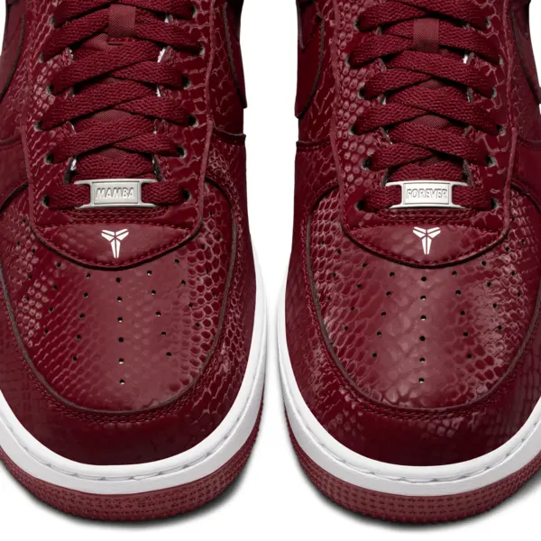 Nike Kobe Air Force 1 Low Shoes - Red