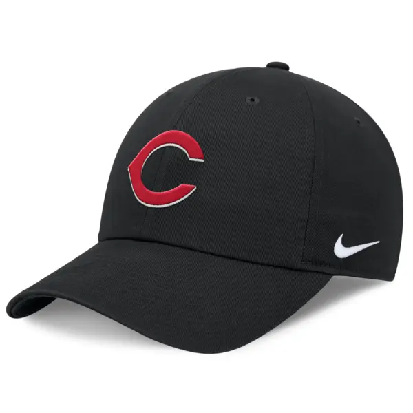 Nike Cincinnati Reds Evergreen Club Mlb Adjustable Hat - Black
