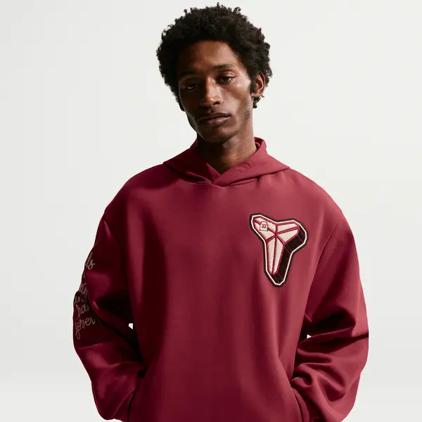 Nike Kobe Dri-fit Fleece Pullover Basketball Hoodie - Red