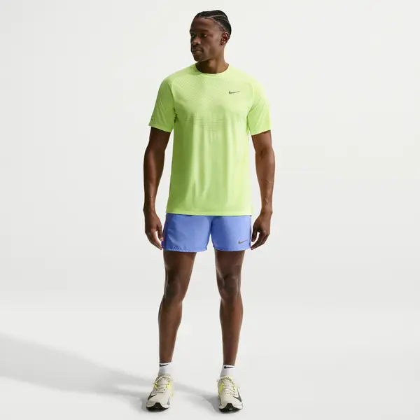 Nike Miler Dri-fit 5" Brief-lined Running Shorts - Blue